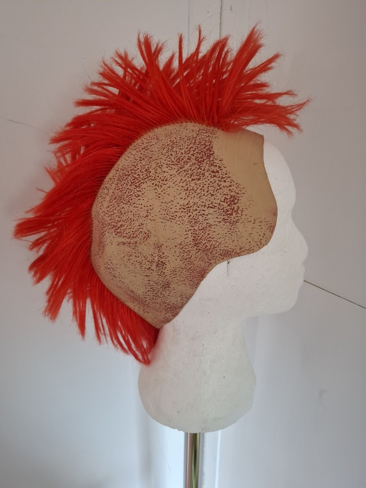Monica Wig Mohawk Wig Red Mohawk Wig Punk Wig Fancy Dress Wig | eBay