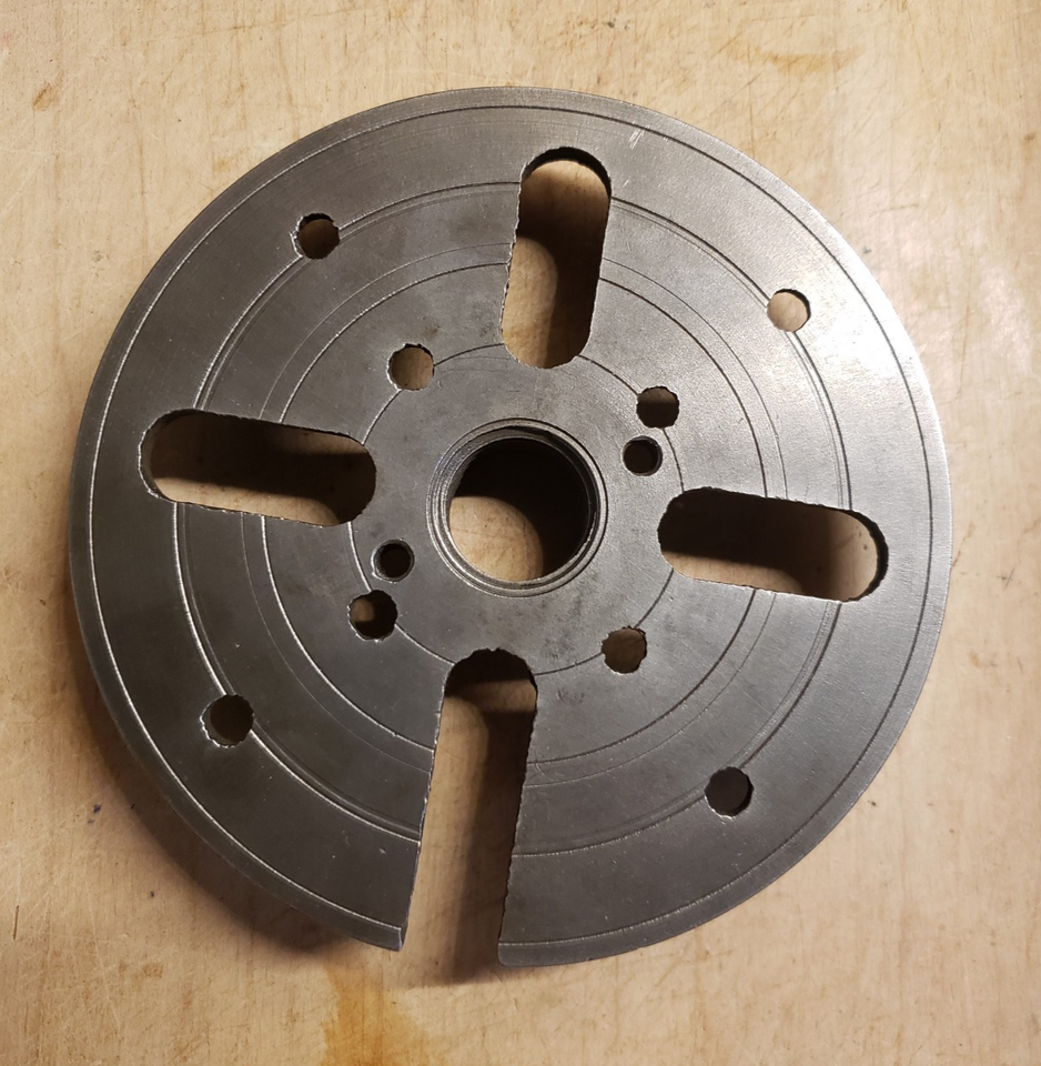 Atlas / Craftsman Lathe 618 Metal Lathe 5-1/4 " Face Plate, 1" x8 tpi ...