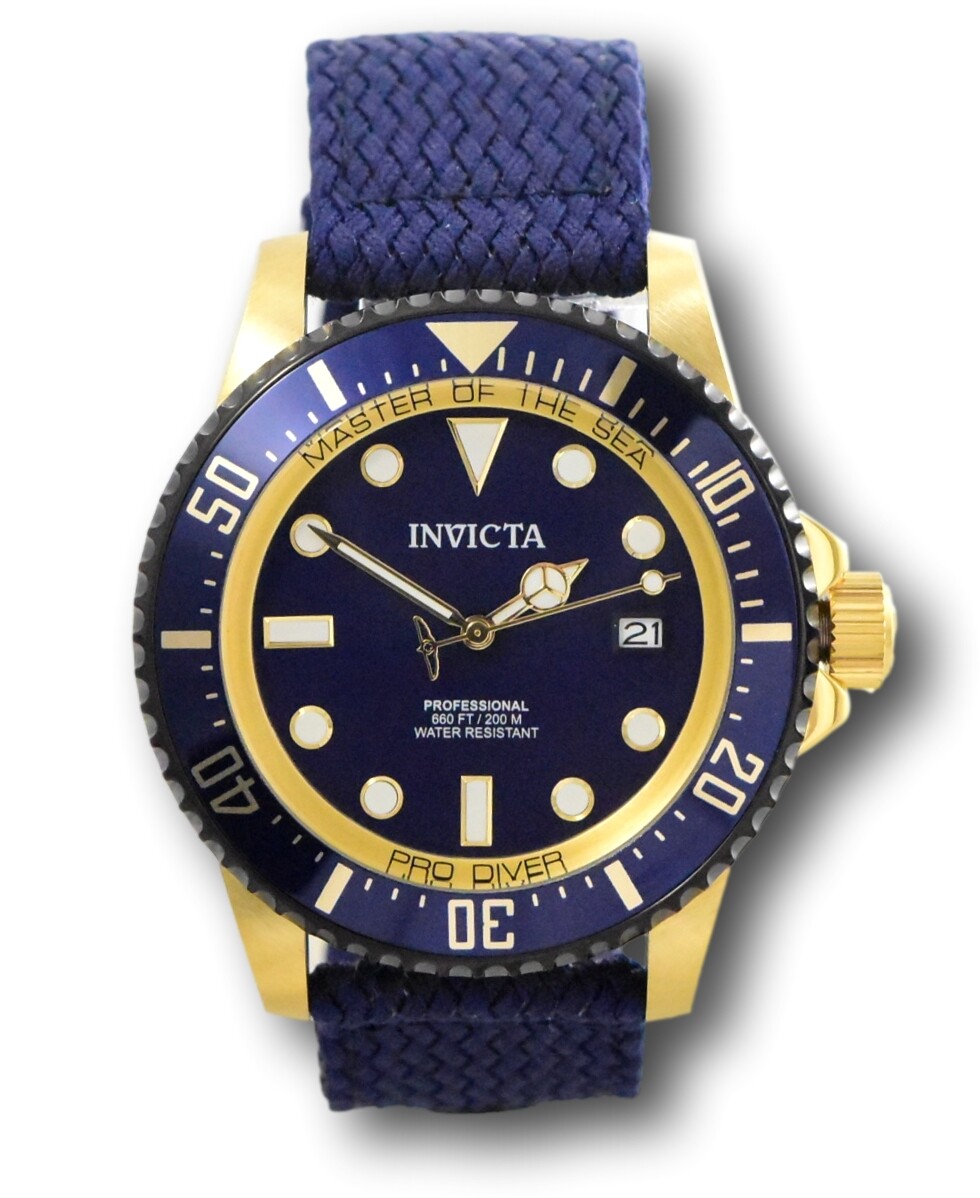 Invicta Pro Diver Master of the Sea Men's 44mm Automatic Blue Watch ...