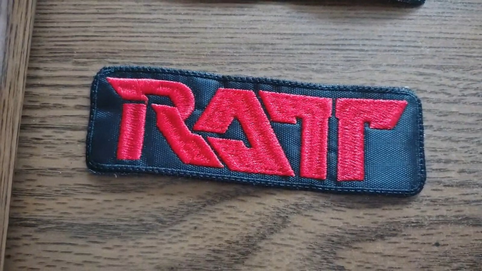 RATT,SEW ON RED EMBROIDERED PATCH | eBay