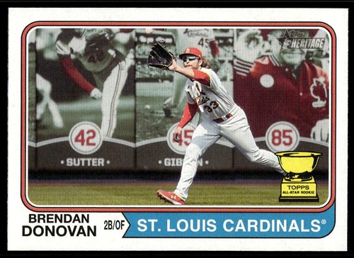 2023 Topps Heritage #293 Brendan Donovan St. Louis Cardinals | eBay