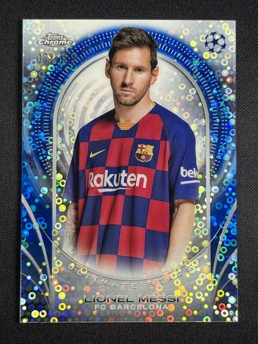 2024-25 Topps Chrome UEFA Lionel Messi #USC-16 Blue Disco Ultimate ...