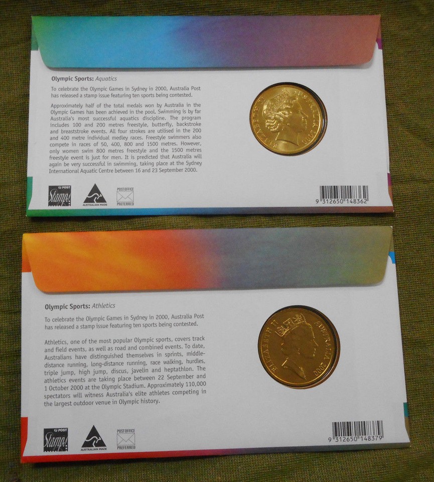 #D316. 2000 PNC STAMPED ENVELOPE - $5 OLYMPIC SPORTS, ATHLETICS ...