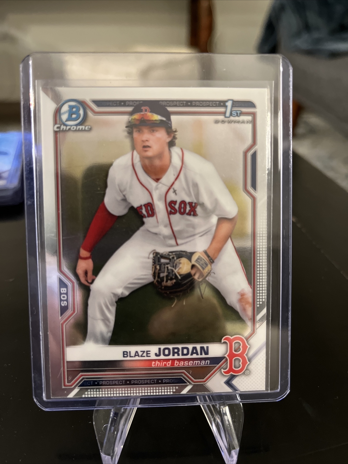 Blaze Jordan 2021 Bowman Chrome #BCP-71 1st Prospect Rookie RC Red Sox ...