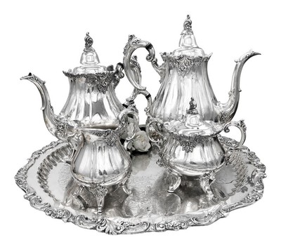 Tea/Coffee Pots & Sets - Baroque Silver Plated