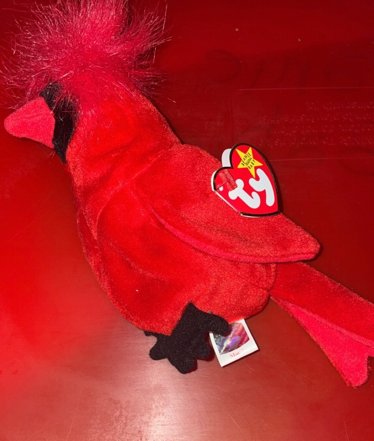 Mac The Cardinal TY Beanie Baby *ALL ERRORS* RARE COLLECTIBLE | eBay