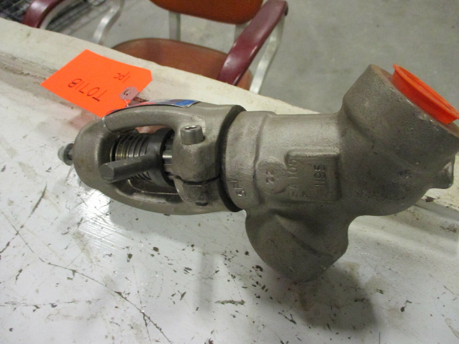 CONVAL Clampseal Full Port Y-Pattern Globe Stop Valve 1" Socket Weld ...