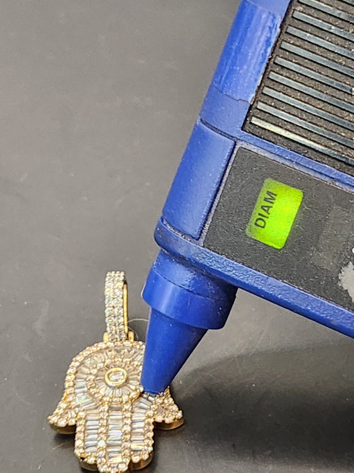 10k gold real diamond pendant men | eBay