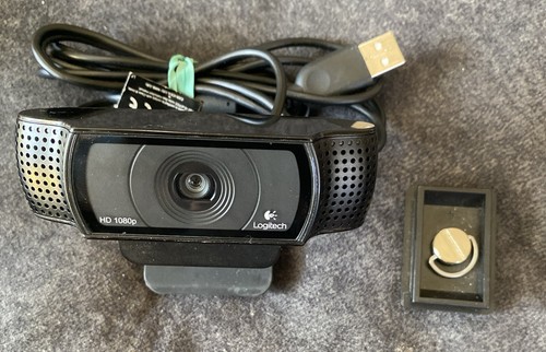 Logitech C920 V-U0028 Webcam Full HD - Tested And Working - Tripod ...