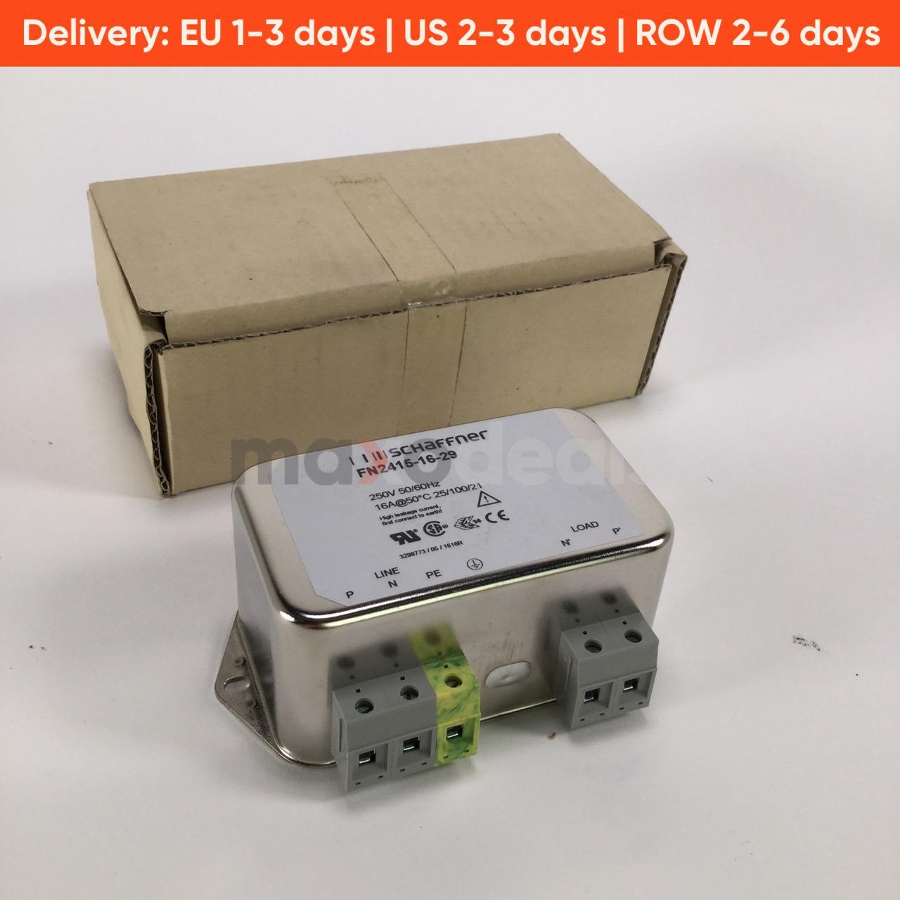 Schaffner FN2415-16-29 Entstörfilter 250 V/AC 16A (L x B x H) 94 .4mm 1 ...