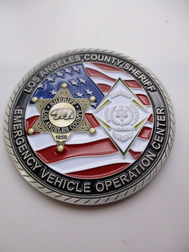 Los Angeles County Sheriff Department Training Bureau Challenge Coin | eBay