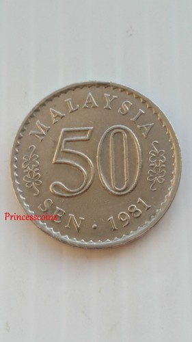 1981*A-UNC*MALAYSIA 50 SEN FIFTY CENT COIN-KM#5.3 | eBay
