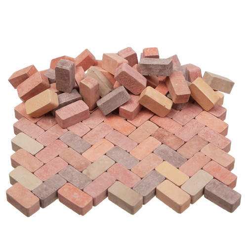 1:12 Scale Miniature Bricks for Model Stones Walls Floors Stone bricks ...