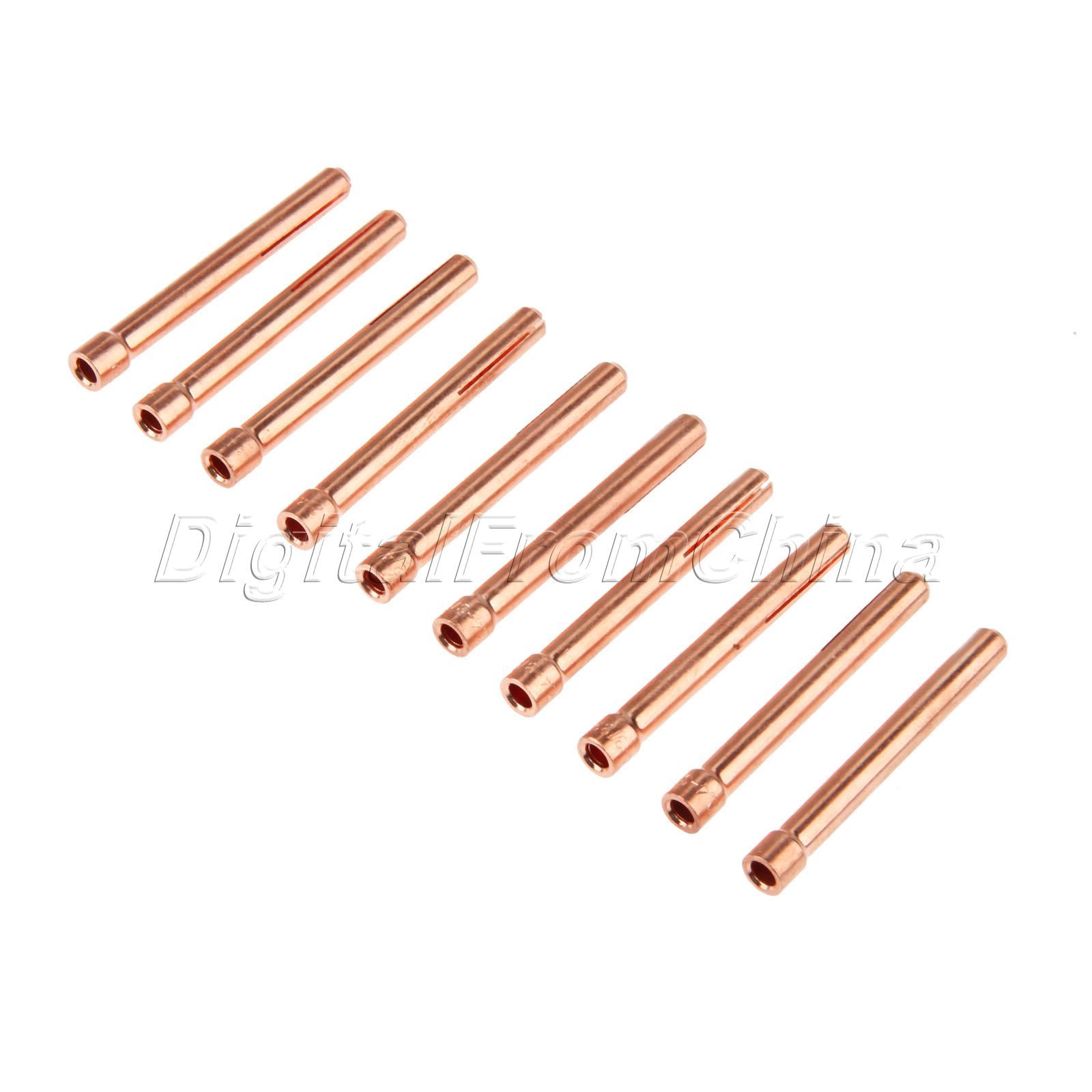3/32" 10N24 TIG Collet Tip 10pcs For WP-17 18 26 TIG Welding Torch ...