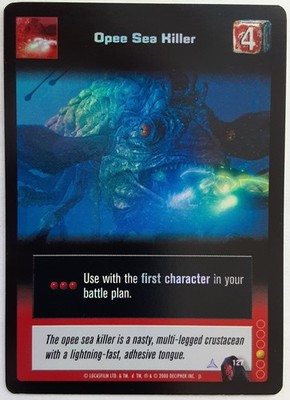 Opee Sea Killer TOURNAMENT FOIL PROMO [NM/M see pics] star wars young ...