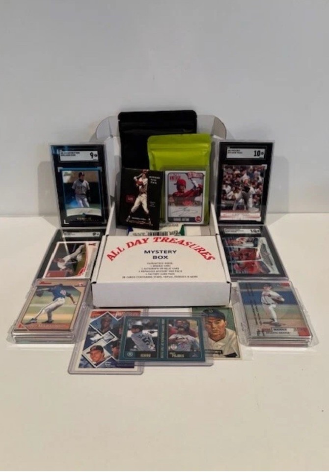 Pittsburgh Pirates Baseball Card Mystery Box - Graded Card, Hit, Packs ...