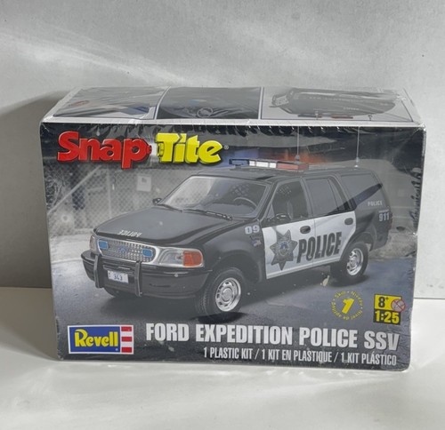 Plastic Model Kit Revell Ford Expedition Police SSV 1/25 SnapTite 85 ...
