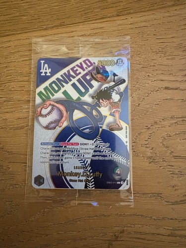 One Piece Monkey D. Luffy x LA Dodgers Promo Card Stadium Giveaway EB02 ...