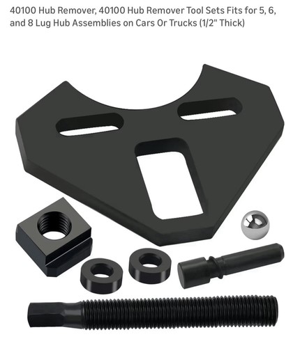 Hub Remover, 40100 Hub Remover Tool Sets Fits for 5, 6, and 8 Lug Hub ...