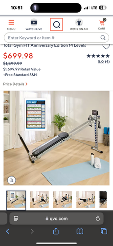 Total Gym APEX G3 Home Fitness Incline Weight Trainer with 8 Resistance ...