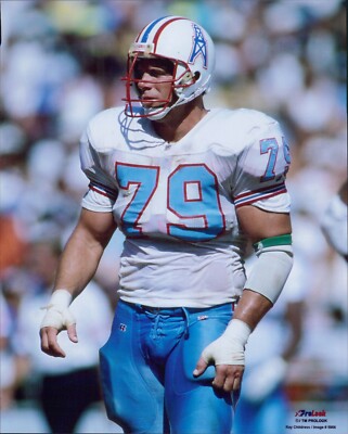 Ray Childress Houston Oilers NFL Football Unsigned Glossy 8x10 Photo A ...