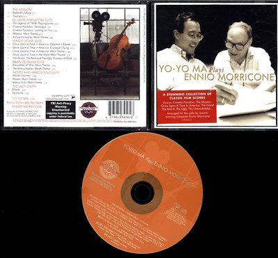 CD YO YO MA PLAYS ENNIO MORRICONE CLASSIC FILM SCORES SONY SK 93456 | eBay
