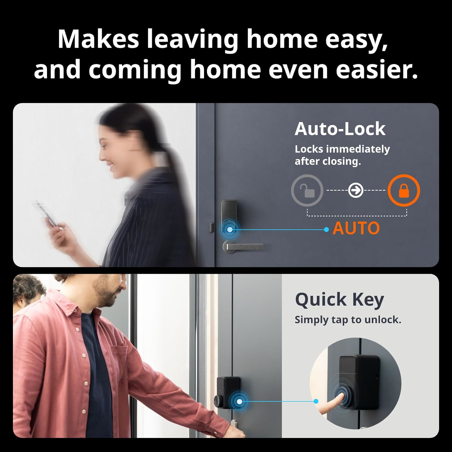 SwitchBot Smart Lock Pro, Keyless Entry Door Lock, Smart Door Lock ...
