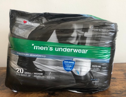 CVS Health Men's Underwear - Small/Medium Size - 20 Pack | eBay