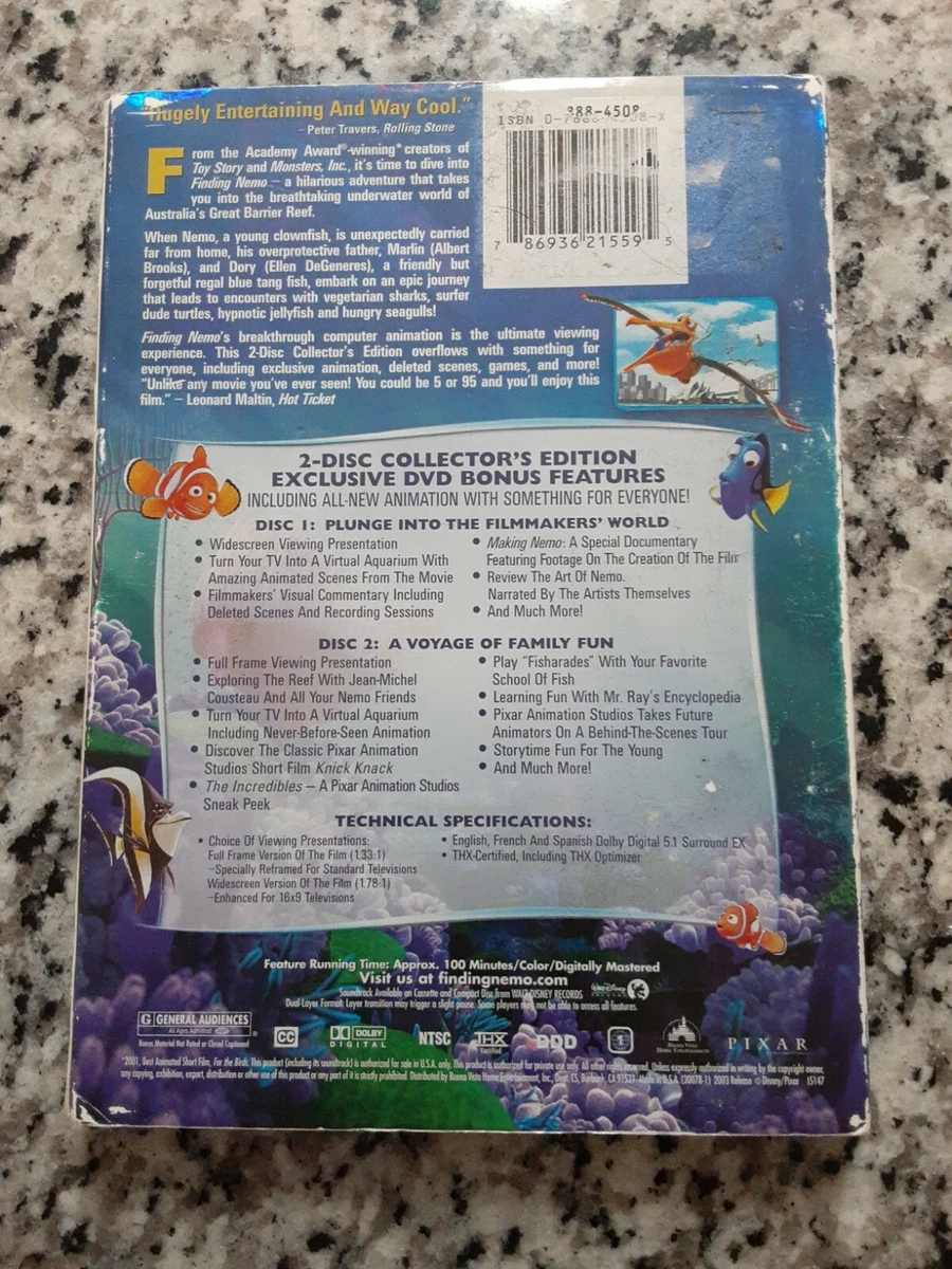 Finding Nemo Dvd Menu