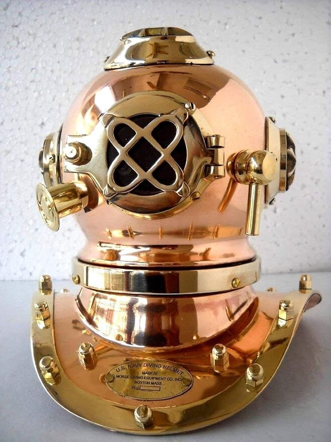 Nautical Decoration Nautica 18 Inch Diving Helmet Collectible - Boston ...