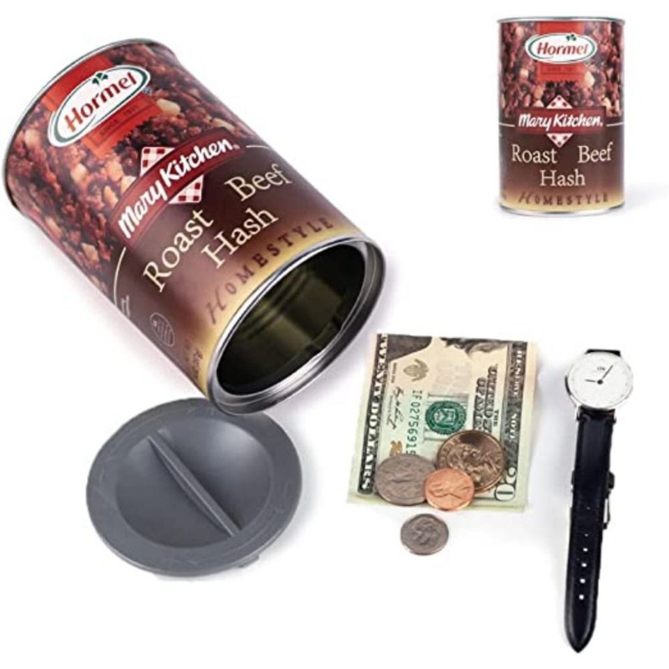 Hidden Safe Compartment Diversion Safe Food Cans Cash Stash Hiding ...
