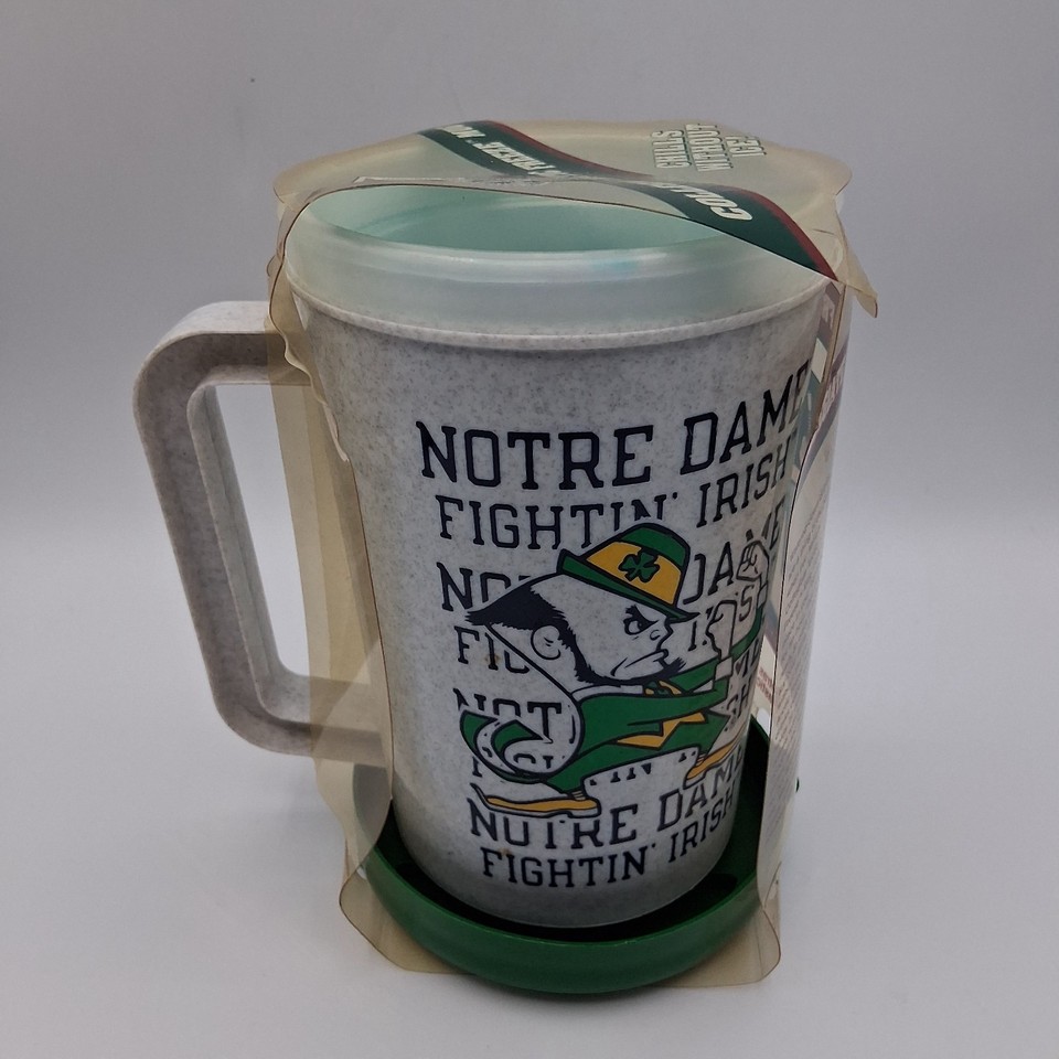 Vintage Notre Dame Fighting Irish Collegiate Arctic Freeze Mug Cup ...