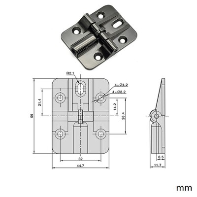 Sleek Design Adjustable 180 Degree Locking Hinges in Multiple Finishes ...