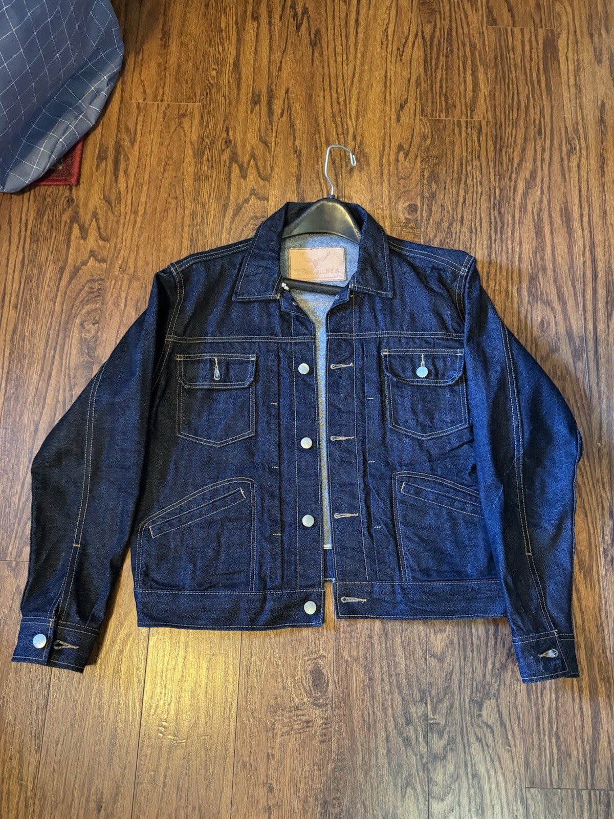 Custom Japanese selvedge jacket. NAMA DENIM. Size S. … - Gem