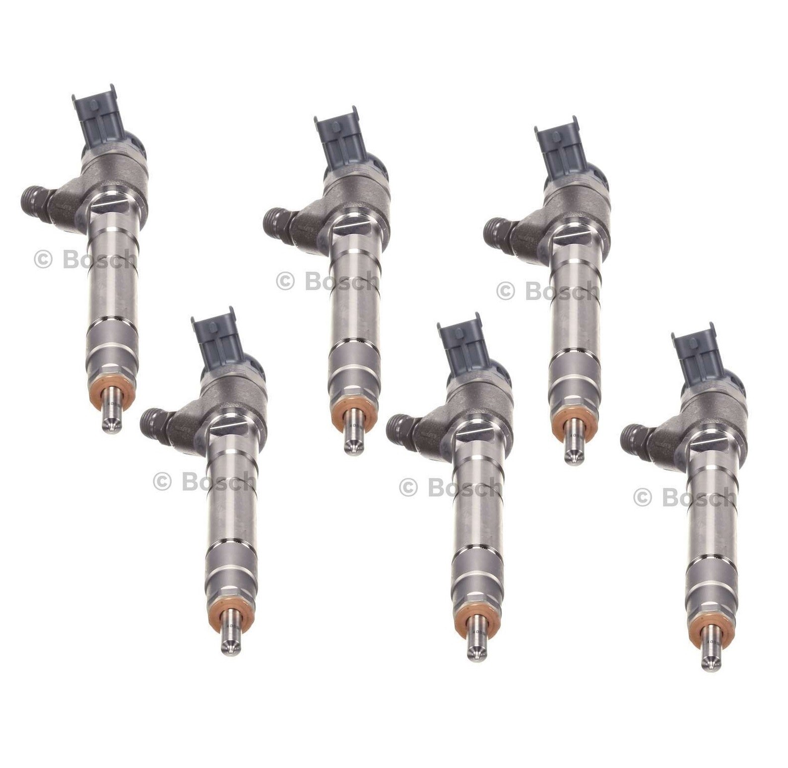 Set 6 Bosch Common Rail Fuel Injectors for Jeep Grand Cherokee Ram 1500 ...