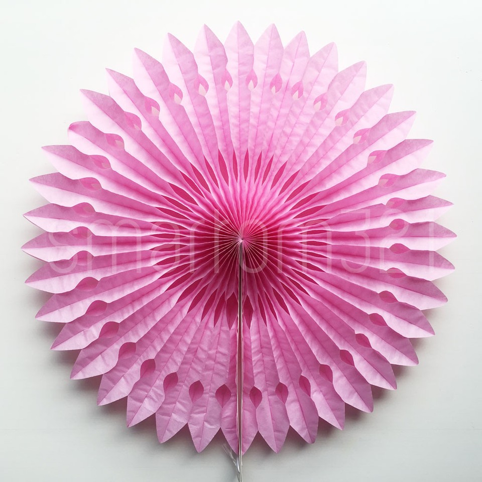 Tissue Paper Flower Hanging Fan Wedding Birthday Garland Party Decor ...