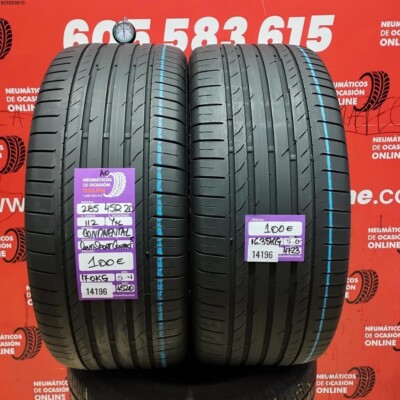 2x 285 45 R20 112Y XL Continental Conti Sport CONTACT5 Ao 5.0/5.4MM Ref ...