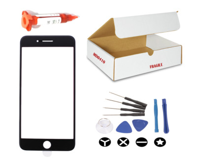 LCD Screen Repair Kit Fit iphone 7 4.7" Black Front Outer Glass Lens ...