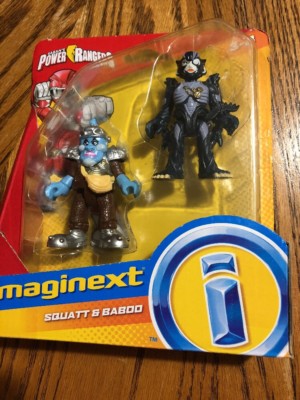 NIB Fisher-Price Imaginext Power Rangers Squatt & Baboo Figure Toy | eBay