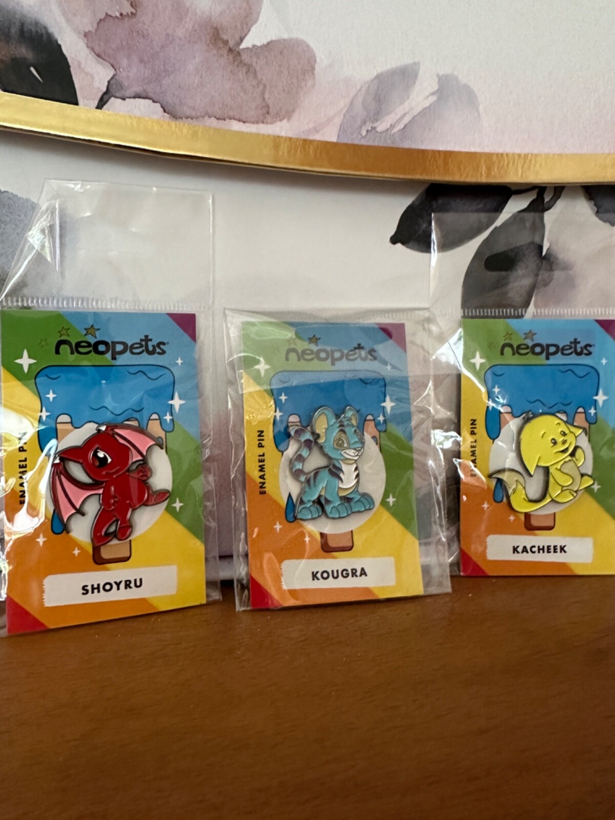 Neopets Overpowered Hard Enamel Pin 2018 Set of 3 BRAND NEW | eBay