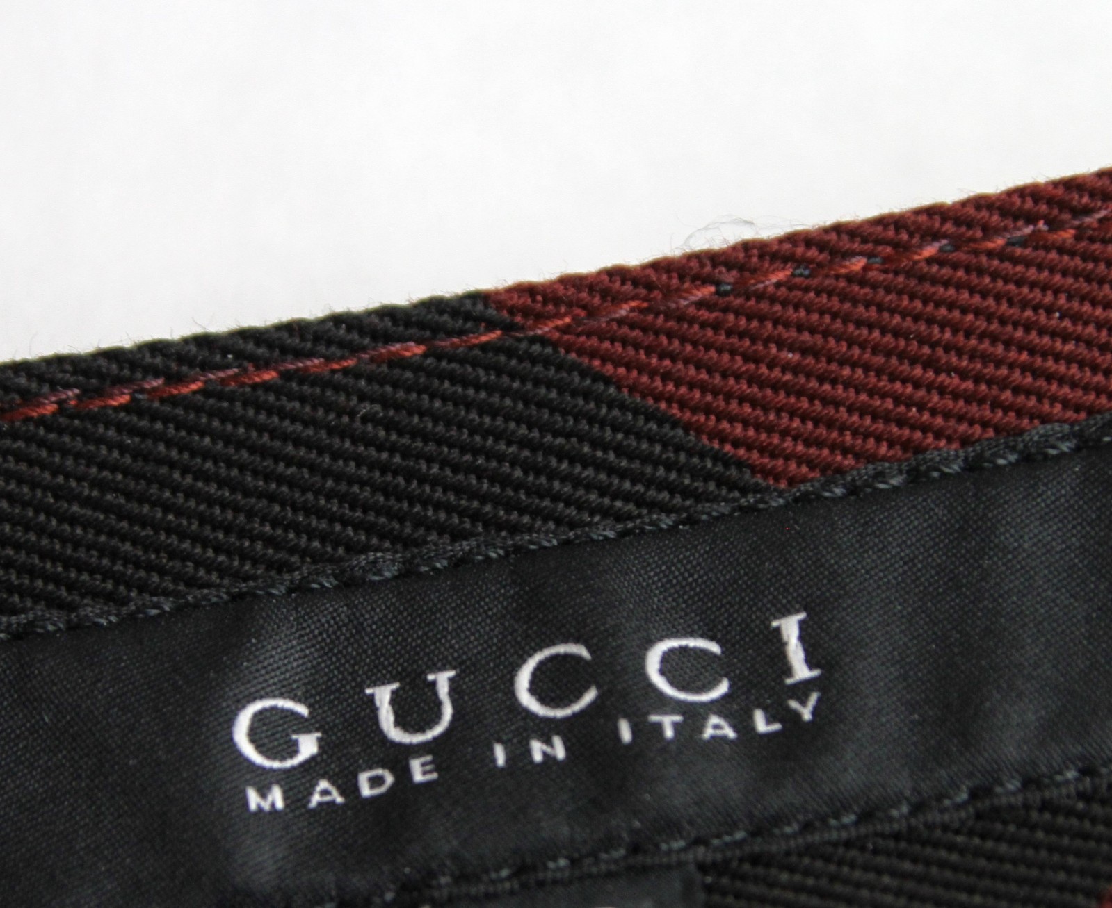 $795 New Gucci Womens Check Print Holiday Capri Pants Red Black 326489 ...