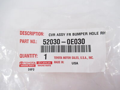 Genuine OEM Toyota 52030-0E030 Passenger Side Fog Lamp Bezel 2017-19 ...