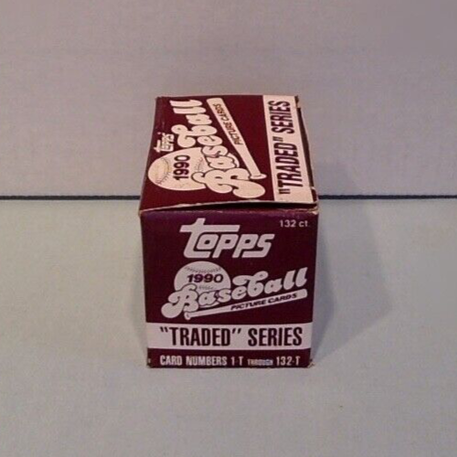 1990 TOPPS TRADED Baseball Complete Set (132 Cards) – NM-MT | eBay