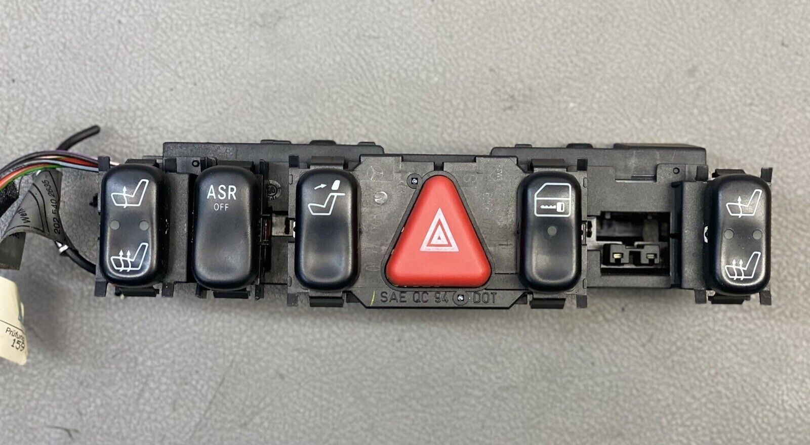 1997 Mercedes W202 C36 Center Console Hazard Light Control Switches ...