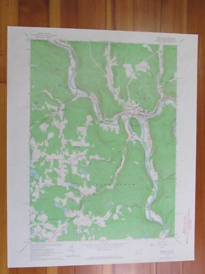 Hancock New York 1967 Original Vintage USGS Topo Map | eBay