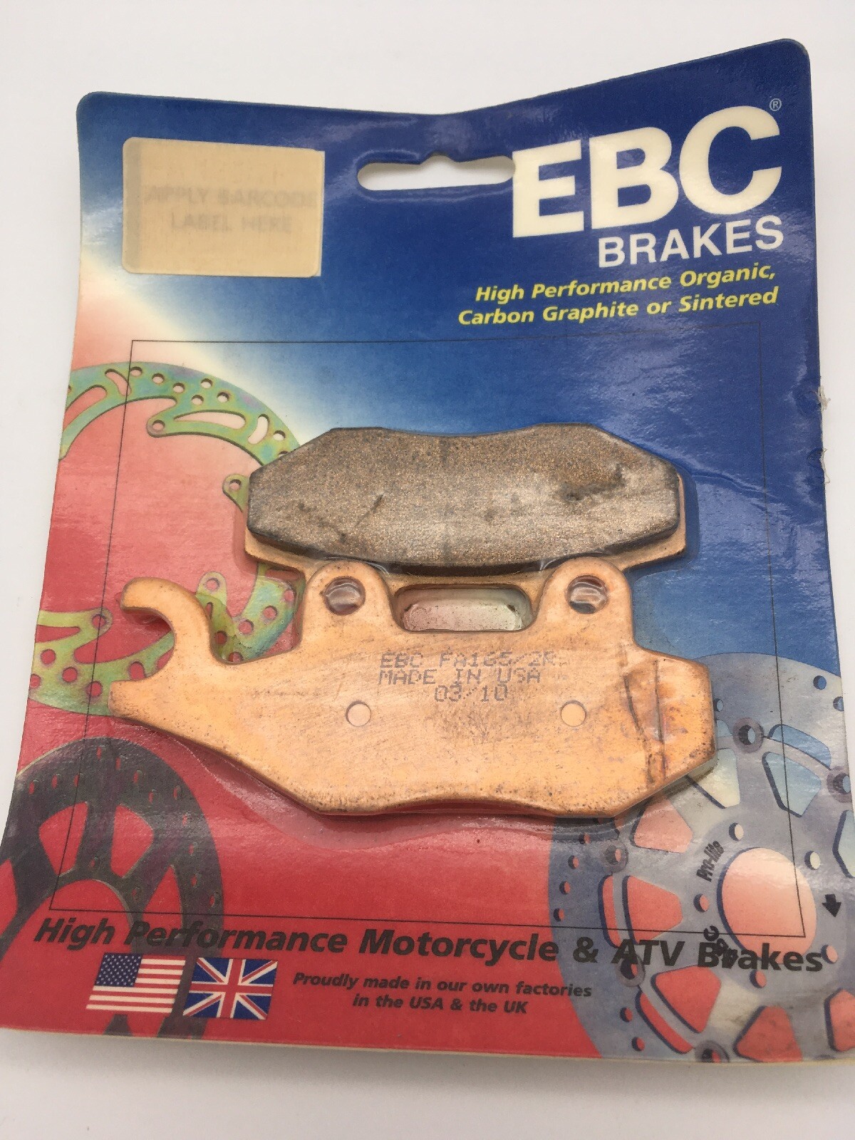 EBC Brakes FA165/2R R-Series Sintered Brake Pads | eBay