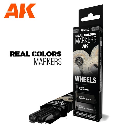 AK : Wheels - Acrylic Paint Marker Set - RCM102 - Markers | eBay