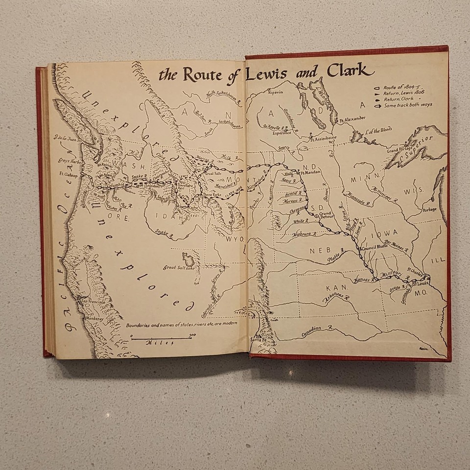 The Journals of Lewis and Clark - 1st Ed Vintage 1953 Hardcover Book ...