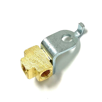 Brake Line Tee For 3/16" Tube w/ Mounting Bracket Inverted Flare 3/8 ...