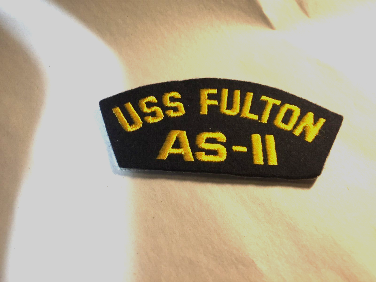 US Navy Patch - USS FULTON AS-11 (2-1/4" X 4-3/4 ") | eBay